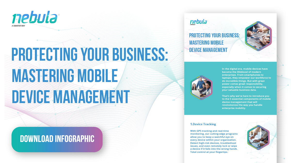 INFOGRAPHIC: Protecting Your Business: Mastering Mobile Device Management INFOGRAPHIC: Protecting Your Business: Mastering Mobile Device Management